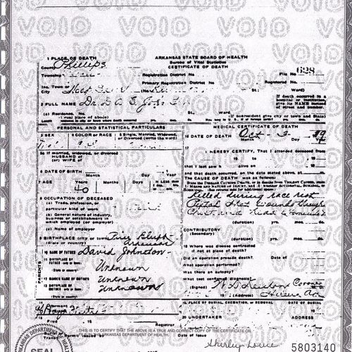 Johnston, David Augustine Elihue - Encyclopedia of Arkansas