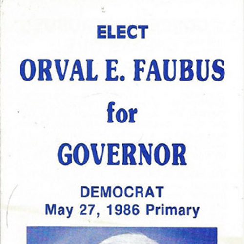 Faubus, Orval Eugene - Encyclopedia of Arkansas