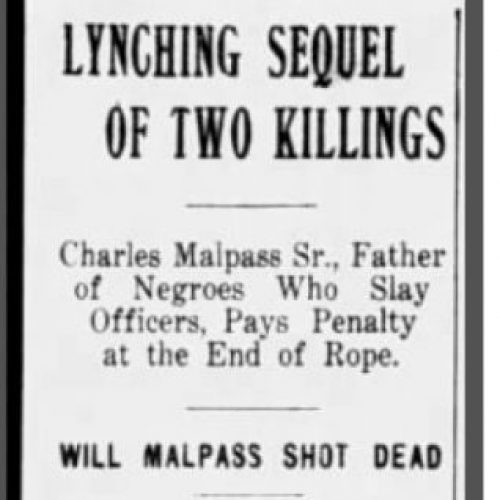 Malpass, Charles (Lynching of) - Encyclopedia of Arkansas