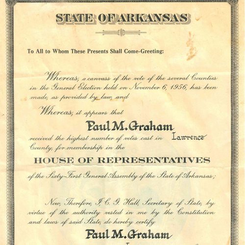 Graham, Paul Miller - Encyclopedia of Arkansas
