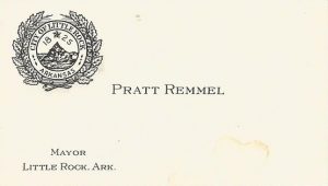 Remmel Card - Encyclopedia of Arkansas