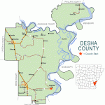 Desha County Map - Encyclopedia of Arkansas