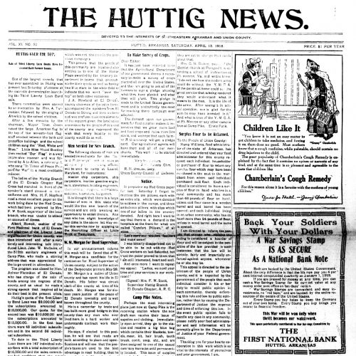 Huttig (Union County) - Encyclopedia of Arkansas