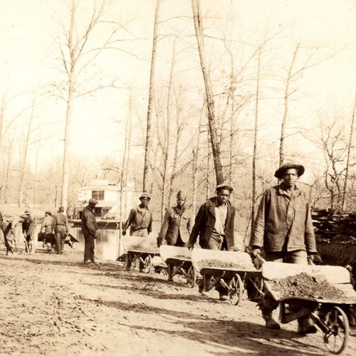 Floating CCC Camp at Jacks Bay - Encyclopedia of Arkansas