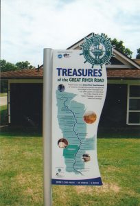 Great River Road Sign - Encyclopedia of Arkansas