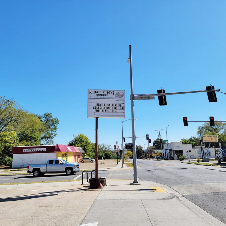 K. Hall and Sons Sign - Encyclopedia of Arkansas
