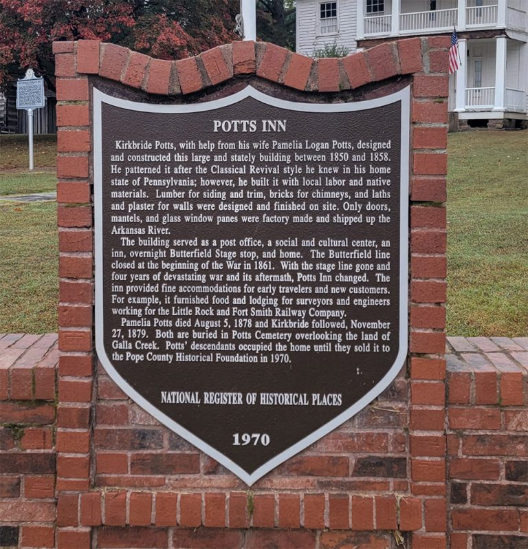 Potts Inn Sign - Encyclopedia of Arkansas