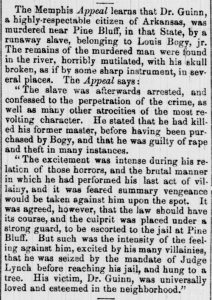 Jefferson County Lynching of 1857 - Encyclopedia of Arkansas