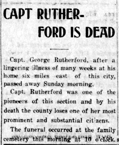 Rutherford, George W. - Encyclopedia of Arkansas