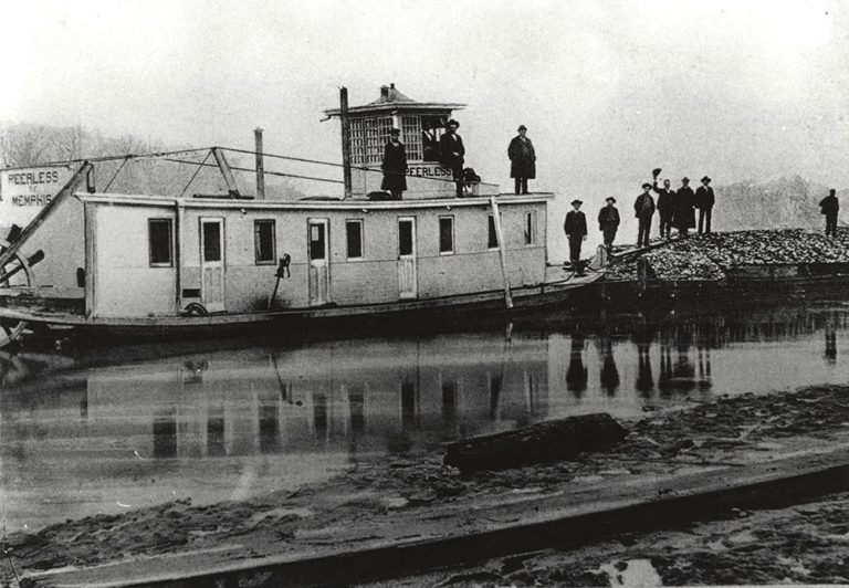 Shell Barge - Encyclopedia of Arkansas