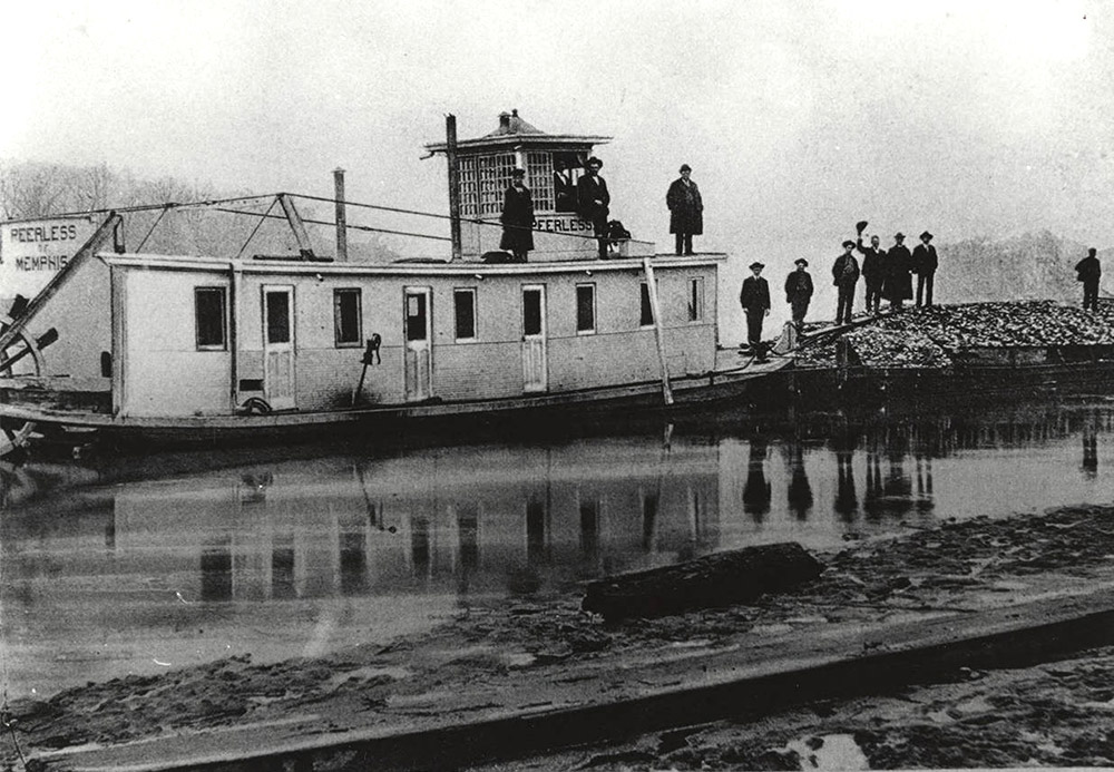 Shell Barge - Encyclopedia of Arkansas